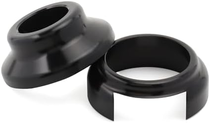 Amazon.com: Black Front Tapered Axle Wheel Spacers 1" 25mm fit for ...