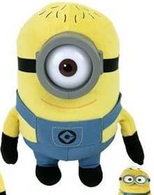 Minion Carl Sound Plush Toy 22 cm : Amazon.com.au: Toys & Games