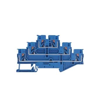 1Pc PT2.5-3L Push-in Triple 3 Level 6 Conductor Feed Through Wire ...