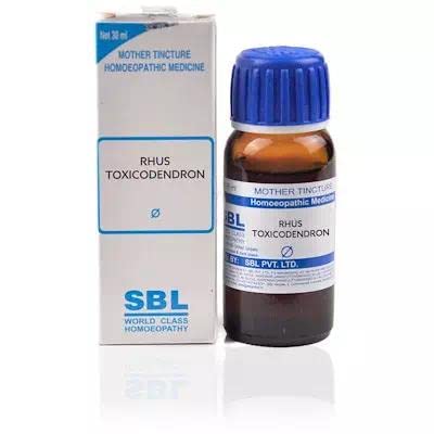 Buy RHUS TOXICODENDRON 1M 30 ML SBL Online at Low Prices in India ...