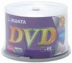 Amazon.com: Ridata 16X DVD-R Matte-Silver 100 Pack in Cakebox