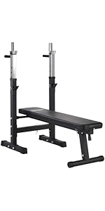 Mirafit M150 Fully Adjustable Flat & Incline Weight Bench - Black ...