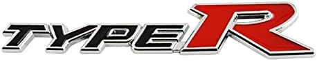Amazon.com: 1pcs Universal Emblem 3D Metal Type R Emblem Badge Decal ...