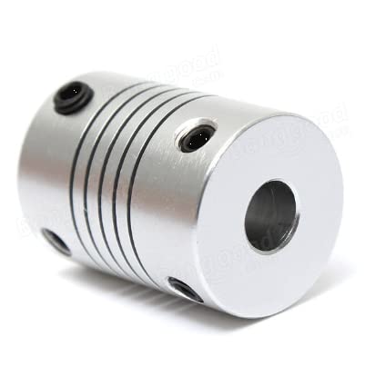ALUMINIUM FLEXIBLE SHAFT COUPLING COUPLER 8mm*8mm : Amazon.in ...