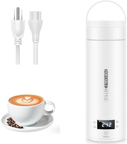 Portable Electric Kettle, Electric Travel Kettle With 4 Smart Tempe ...