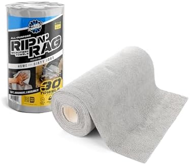 Amazon.com: The Rag Company - Rip N' Rag Multi-Purpose Reusable ...
