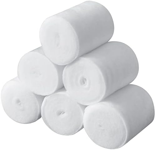 Amazon.com: Nuanchu 6 Rolls Cast Padding Soft Individual Pack Padding ...