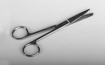 Amazon.com: Medline MDS10377Z OR Straight Scissors : Industrial ...
