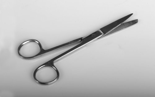 Medline Industries DYNJ04053 Scissors, Sharp/Blunt, Straight, 4.5 ...