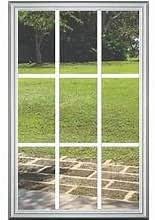 22 x 36 Entry Door Clear Glass Insert (9 Lite), White - Amazon.com