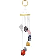 mookaitedecor Natural Fluorite Raw Rough Stone Wind Chimes Crystal for ...