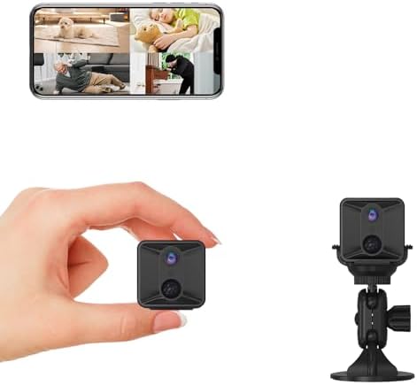 Amazon.com : Anlork WiFi Nanny Hidden Camera,4K Mini Wireless Portable ...