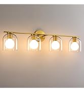 WOSHITU Bathroom Vanity Light Fixtures: 3-Lights Mid Century Modern ...