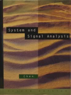 System and Signal Analysis: Chen, Chi-Tsong: 9780195107227: Books - Amazon.ca