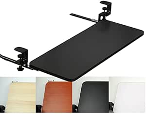 Push-Pull Keyboard Tray Under Desk - Keyboard Drawer with C-Clamp ...