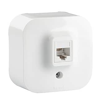 Legrand, Surface-Mounted UAE/RJ11 Telephone Socket for Wall Mounting ...