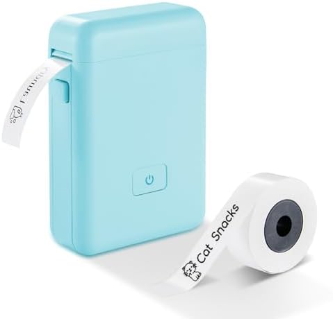 PRT Label Makers Machine with Tape Built-in Cutter Portable Bluetooth ...