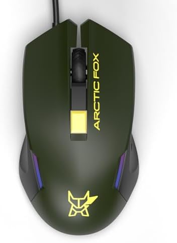 Arctic Fox Wired USB Gaming Mouse with Breathing Lights and DPI Upto ...