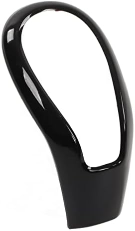 Akozon Gear Shift Head Cover, Black Gear Shift Head Cover Trim ABS ...