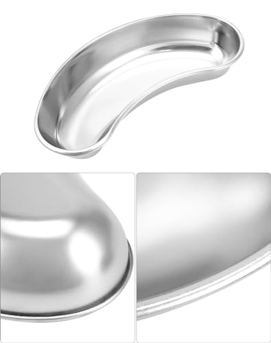 Snapklik.com : Kidney Tray, 10 Stainless Steel Kidney Shaped Emesis B ...