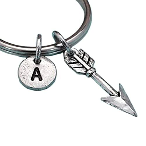 Amazon.com: Arrow keychain, arrow charm, archery keychain, personalized ...