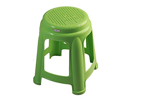 BMART Plastic Round Stool Green(Pack of 2) : Amazon.in: Home & Kitchen