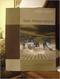 Basic Mathematics Ii DEV 085 a Custom Text for Sinclair Community ...