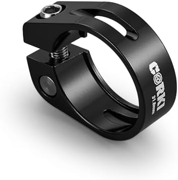 Amazon.com: Double Layer Bike Seat Post Clamp 31.8mm/34.9mm Quick ...