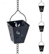 Amazon.com : giole 10 FT Rain Chain for Outside, Rain Chain with 10 Bee ...