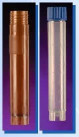 SEOH 3.5mL Non Sterile Graduated Polypropylene Storage Vial with Blue ...