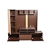 HomeTown Hugo Engineered Wood TV Unit for Living Room - (Walnut and ...