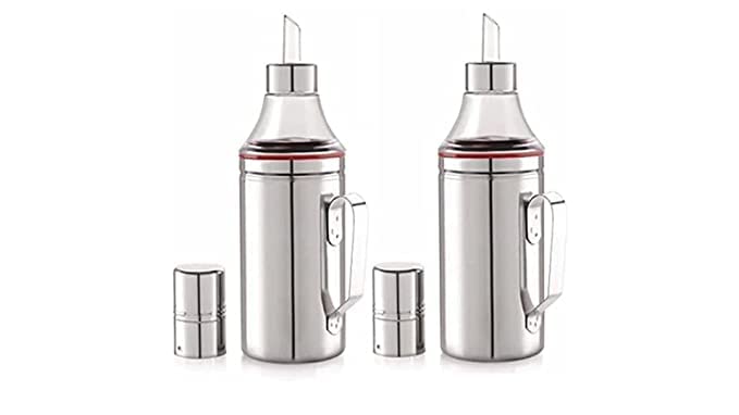 HENNOX Stainless Steel Nozzle Oil Dispenser 1 Litre | Oil Container ...