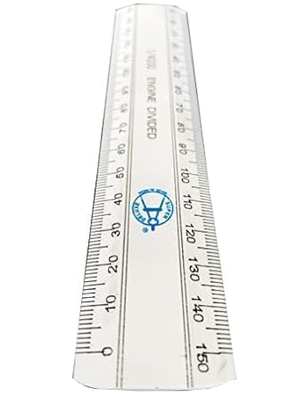 Buy Plastic Scale 2 Inch PATWARI Area MEASUREMENT Scale (1/4000 & 20-25 ...