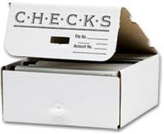 Amazon.com: Park Forms USA ABC Check Storage Box w/ 12 Dividers, 5" x 9 ...