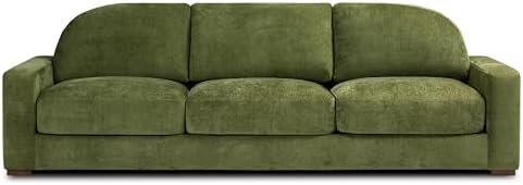 Amazon.com: Poly & BARK Fano 99" Sofa – Upholstered in Distressed Green ...
