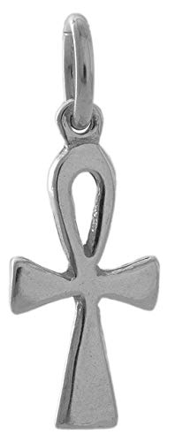 Amazon.com: Sterling Silver Teeny TINY Ankh - VERY SMALL - Simple ...