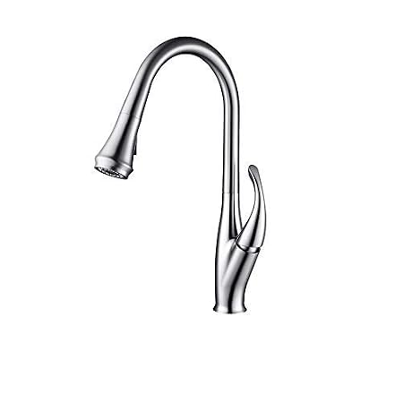 Faucet Universal Rotary Pull-Out Kitchen Faucet for Sink Single Handle ...