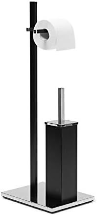 Relaxdays Chromed Steel Toilet Butler, approx 73 x 21.5 x 27.5 cm ...