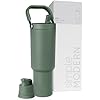 Amazon.com: Simple Modern Trek Pivot | 40oz Flip Straw Tumbler with ...