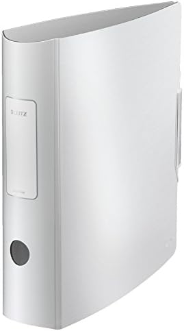 Leitz Lever Arch File, Ice blue, A4, 80 mm spine width, WOW Range, 10054051, Holds 600 Sheets ...