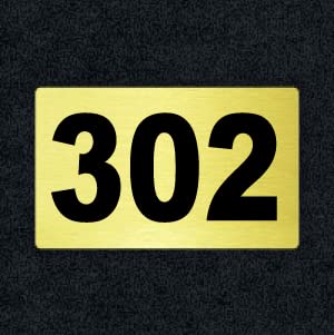 Number Plate 302 Room, Hotel, Hospital, Lodge,Apartment, Flat,Door No ...