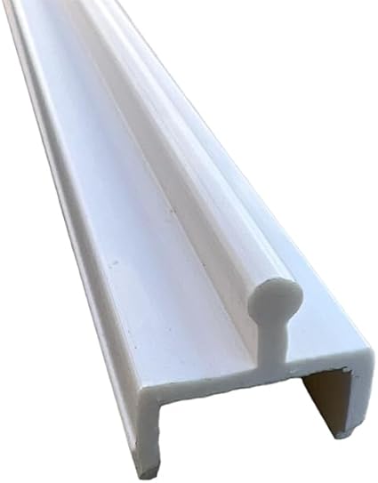 Sliding Screen Track 96" White Vinyl - Amazon.com