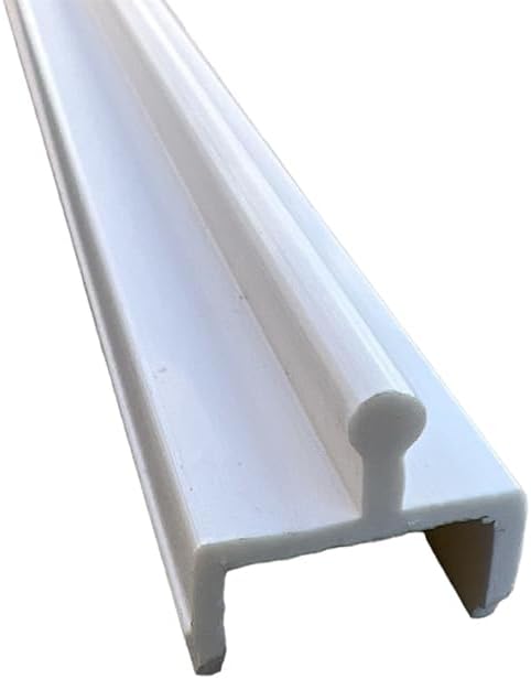 KC Hardware Vinyl Sliding Screen Door Track, 96 Inch, Sliding Door ...