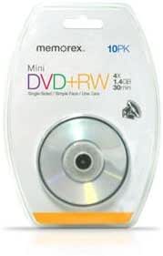 Amazon.com: Mini DVD+RW 10 pack : Electronics