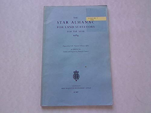Star Almanac for Land Surveyors 1984 : Nautical Almanac Office: Amazon ...