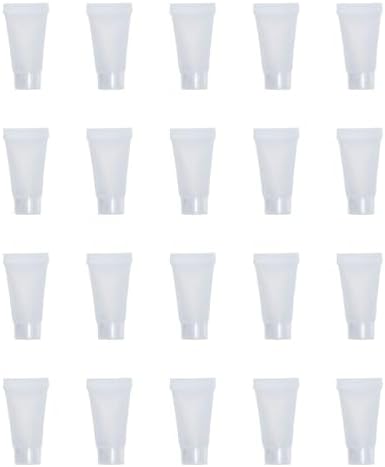 Amazon.com: Ruwado 20 Pcs 5ML Refillable Empty Tubes Bottles with ...