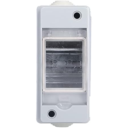 Amazon.com: Distribution Protection Box, Circuit Breaker 2 DIN Rail ...