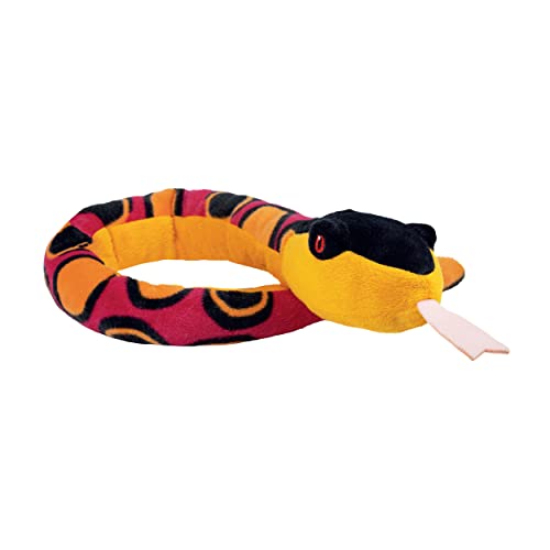 EcoBuddiez Sssnakes – Rainbow Boa from Deluxebase. Small Soft Toy Snake ...