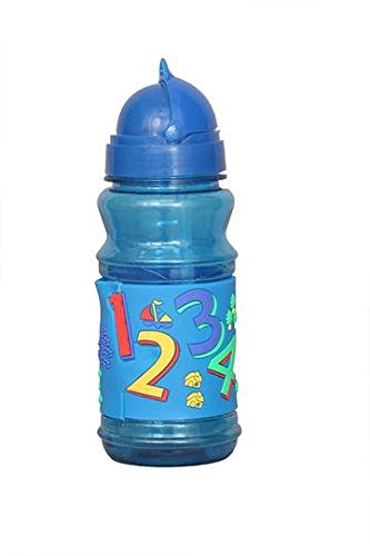 Plastic Push Button Sipper Bottle, 250 ml, Blue : Amazon.in: Home & Kitchen