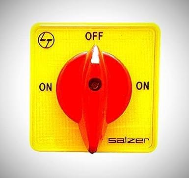 SALZER (L&T) Cam Operated Rotary Switch S63 B13 63Amps 3 Pole ON - Off ...